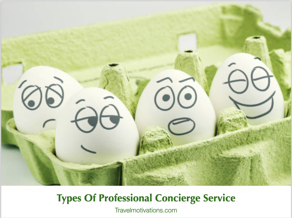 Types of Professional Concierge Services - Travel Motivations